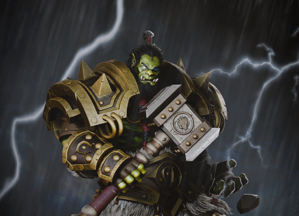 David Zarn crea una maravillosa escultura digital inspirada en Thrall ...