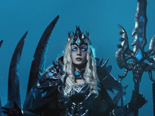 Cosplay Calia Menethil, Caballero de la Muerte: Cinderys - AlterTime