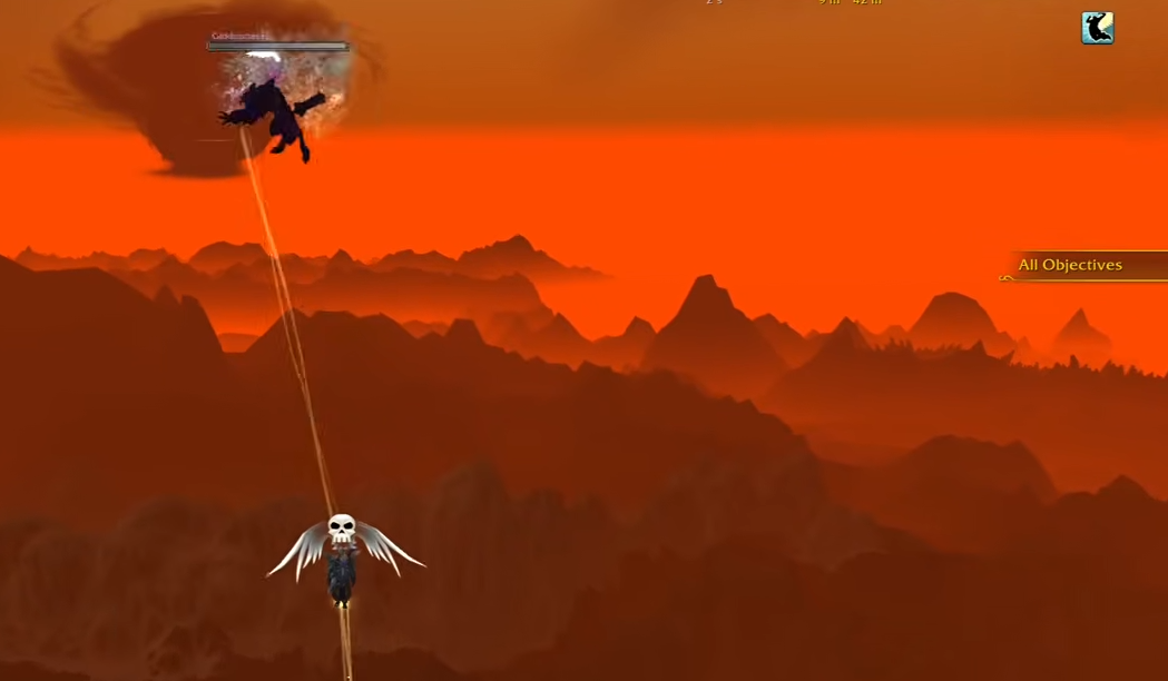 Rextroy alcanza el límite superior del mapa sin usar montura o vuelo ...