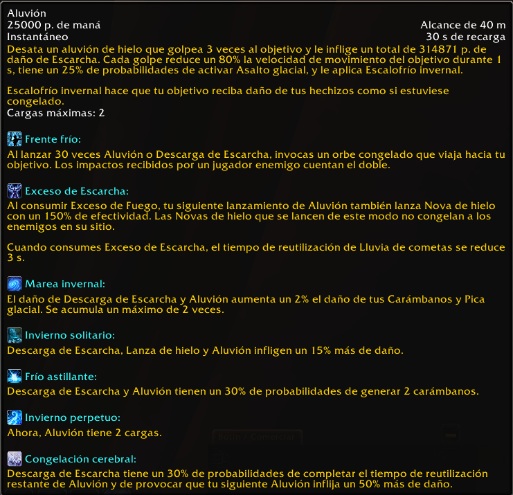Controla que talentos afectan a las habilidades de tu personaje gracias ...