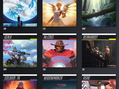 ¡Calendario 2020 oficial de Overwatch ya a la venta! - AlterTime