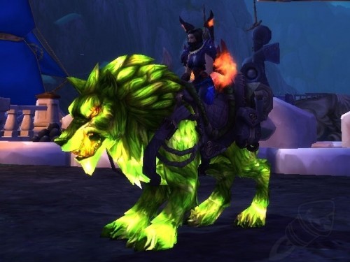 Lobo Temible Infernal: Montura parche 6.2 - AlterTime