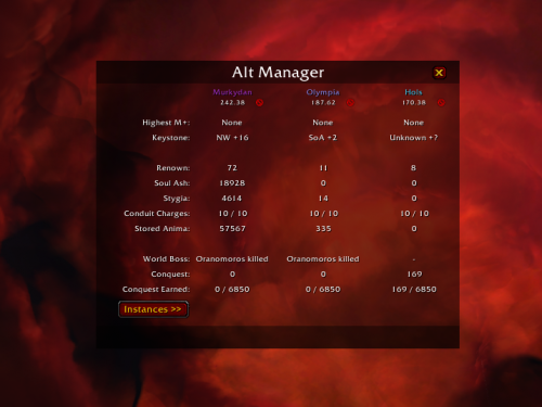 Alt Manager: ¡Conoce información relevante de tus personajes con este ...