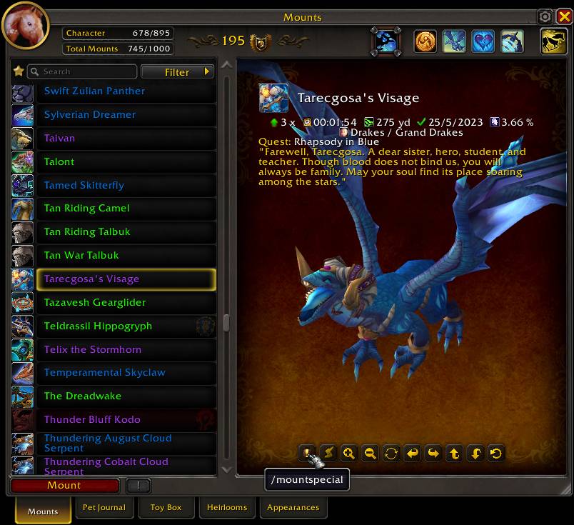 Mount Journal Enhanced, un addon para gestionar tus monturas de World ...